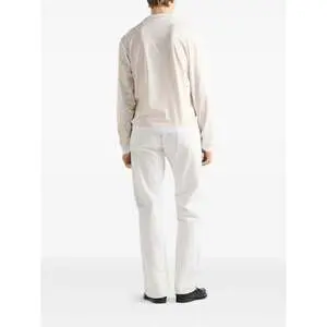 Prada Tailored Cotton Jeans - White