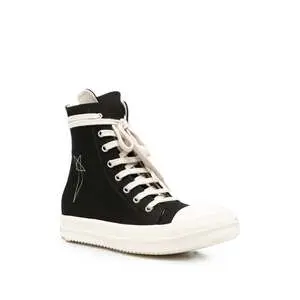 Rick Owens High Top Lace-up Sneakers