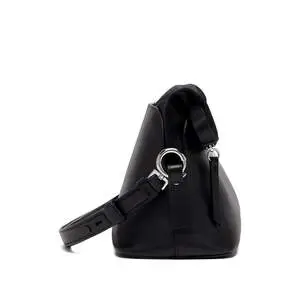 MAISON MARGIELA Smooth Leather And Suede Shoulder Bag