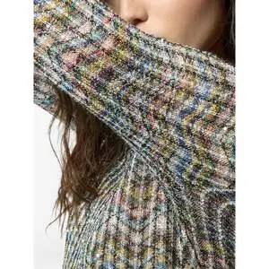Missoni Zigzag Knit Long Sleeve Jumper - Blue