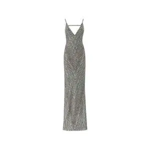 Missoni Evening Dress With V-neck And Sequins - Gray