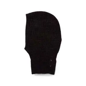 MAISON MARGIELA Ribbed Knit Balaclava - Black