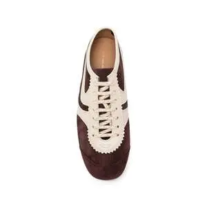 Dries Van Noten Suede Panel Sneakers - Brown