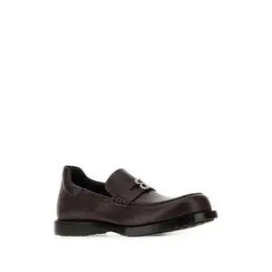Balenciaga Dark Leather Loafers