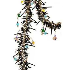 Dries Van Noten Beaded Fringe Cable-link Chain Necklace