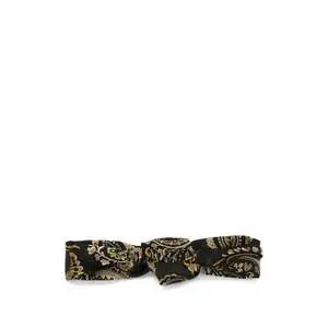 Etro Jacquard Paisley Print Knotted Hair Band