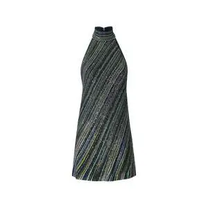 Missoni Sequin Embellished Halterneck Mini Dress - Green