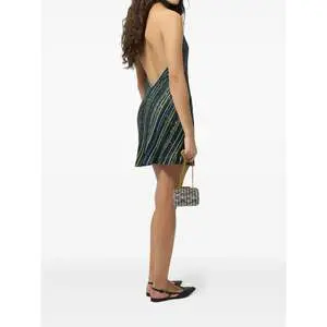 Missoni Sequin Embellished Halterneck Mini Dress