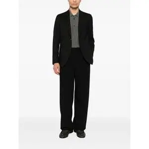 Giorgio Armani Wide-leg Wool Trousers