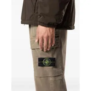Stone Island Cotton Cargo Trousers