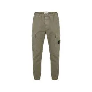 Stone Island Cotton Cargo Trousers - Green