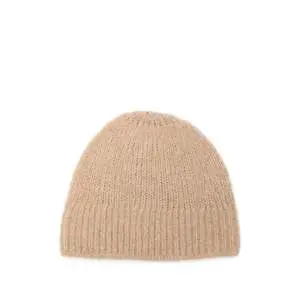 Dries Van Noten DRIES VAN NOTEN Beige Ribbed Knit Hat Cream