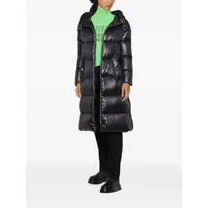 Herno Quilted Down Parka Coat - Black