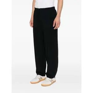 Giorgio Armani Virgin Wool Trousers - Blue