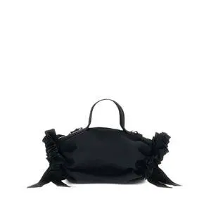 Simone Rocha Ruffled Clutch Bag - Black