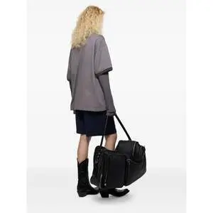 Acne Studios Layered Long Sleeve T-shirt With Logo Print