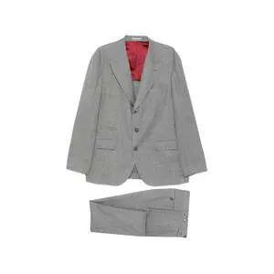 Valentino Garavani Grey Suits Single Breasted Suits - Gray