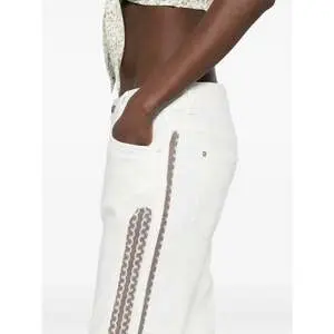 ERMANO SCERVINO Ermanno Scervino Lace Detail Straight-leg Jeans