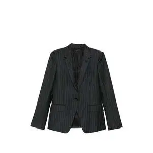 TOM FORD Pinstripe Wool And Mohair Blazer - Black