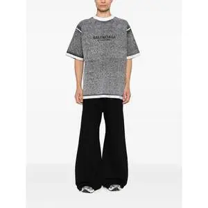 Balenciaga Grey T-shirts & Vests T-shirts