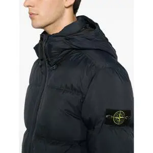 Stone Island Padded Ripstop Down Jacket - Blue