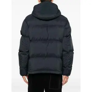 Stone Island Padded Ripstop Down Jacket - Blue