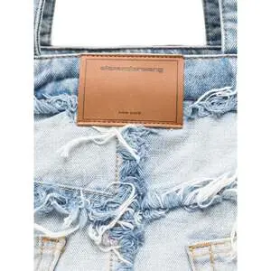 Alexander Wang Deconstructed Denim Tote Bag - Blue
