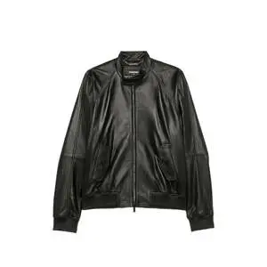 Dsquared2 Jackets Leather Jackets - Black