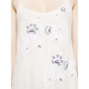 ERMANO SCERVINO Ermanno Scervino Floral Embroidered Spaghetti Strap Dress