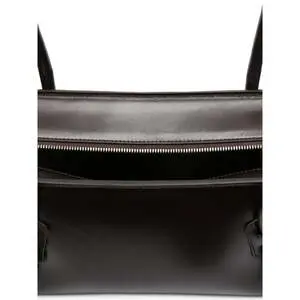 Hereu Knotted Leather Shoulder Bag - Brown