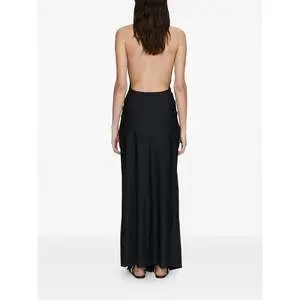 Christopher Esber Pendant Detail Halterneck Floor-length Dress
