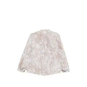 FORTE_FORTE Floral Print Cotton Shirt - Pink
