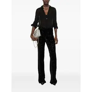 Gucci Flared Velvet Trousers