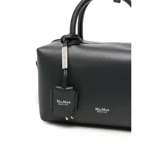 Max Mara Leather Tote Bag - Gray