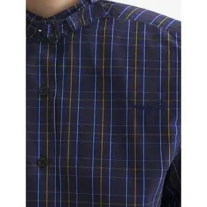 MUGLER Checkered Cotton Shirt