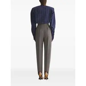 MUGLER Checkered Cotton Shirt