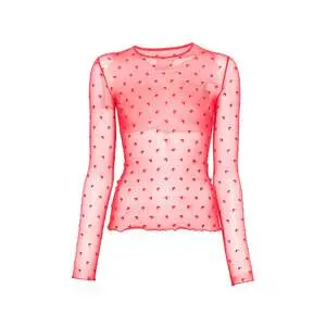MARINE SERRE Tops T-shirts & Jerseys - Red