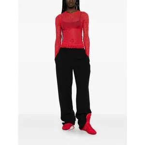 MARINE SERRE All-over Moon Print Long Sleeve Top