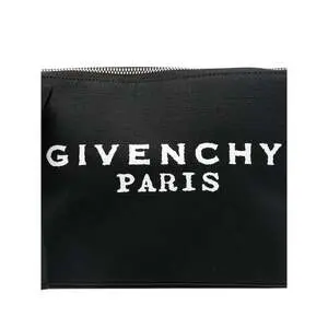 Givenchy Logo Lettering Bow Detail Clutch Bag