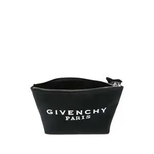 Givenchy Logo Lettering Bow Detail Clutch Bag
