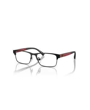 Emporio Armani Rectangle Eyeglasses - Matte Black