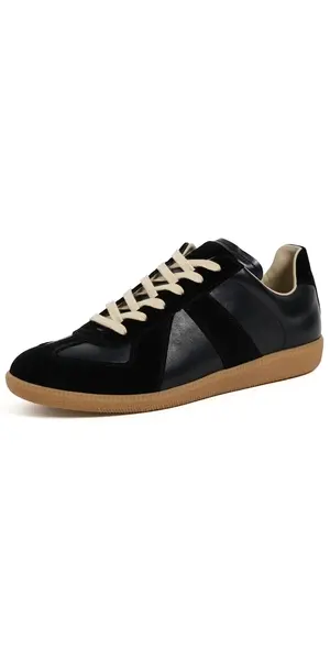 MAISON MARGIELA Replica Low Top Sneakers - Black/black