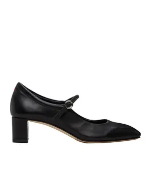 AeydĒ Lina Mary Jane High Heels - Black