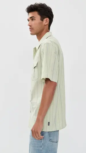 MAISON MARGIELA Double Pocket Stripe Shirt