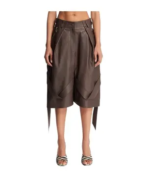 Attico Casual Shorts - Brown