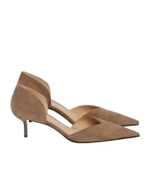 Victoria Beckham Pointed-toe High-heeled Boots - Brown