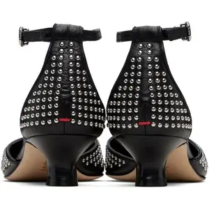 AeydĒ Liz Mini Studded Leather High Heels