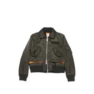 Sacai Layered Bomber Jacket - Green