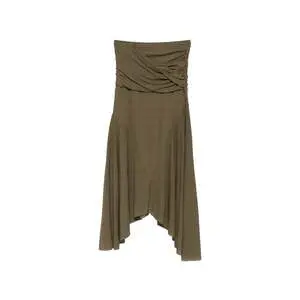 GANNI Asymmetric Draped Skirt