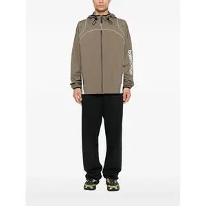 Balenciaga Sport Jacket With Logo Print - Gray